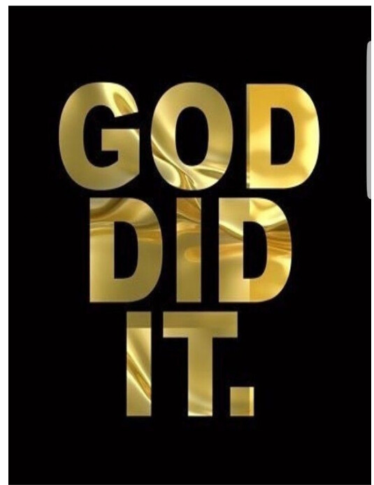 Typographic God Did It Flyer (us Letter) Template | PosterMyWall