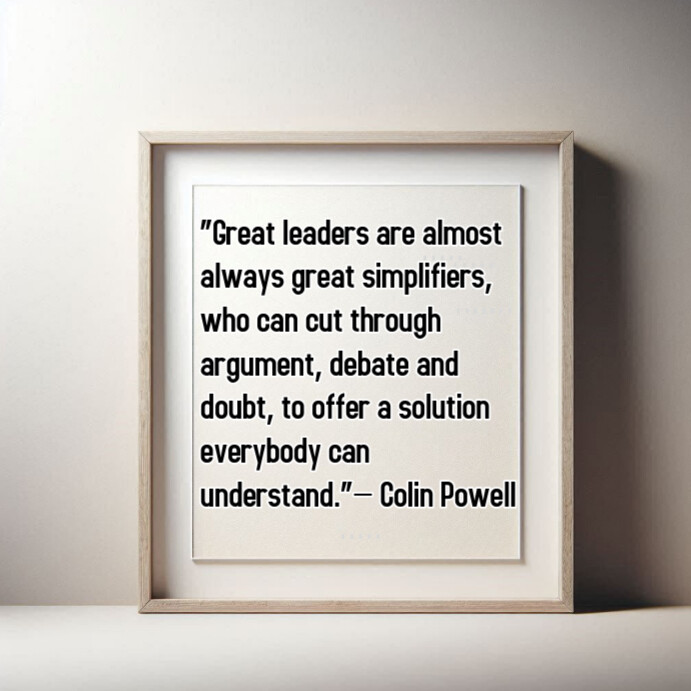 Typographic Leadership Quote Instagram Post Template | PosterMyWall
