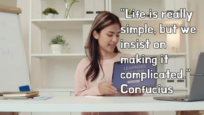 Typographic Life Lesson Quote Youtube Thumbnail Template | PosterMyWall