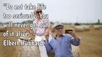 Typographic Life Quote Youtube Thumbnail Template | PosterMyWall