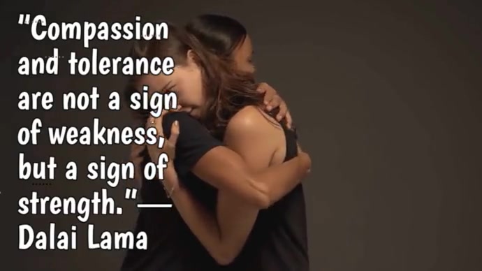 Typographic Love & Compassion Quote Youtube Thumbnail Template ...