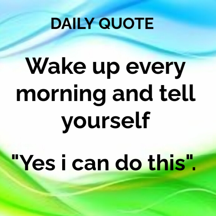 Copy of Typographic Motivation Quote About I Can Do It Instagram Post | PosterMyWall