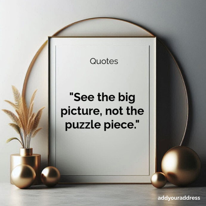 Typographic Motivational Quotes Square (1:1) Template | PosterMyWall