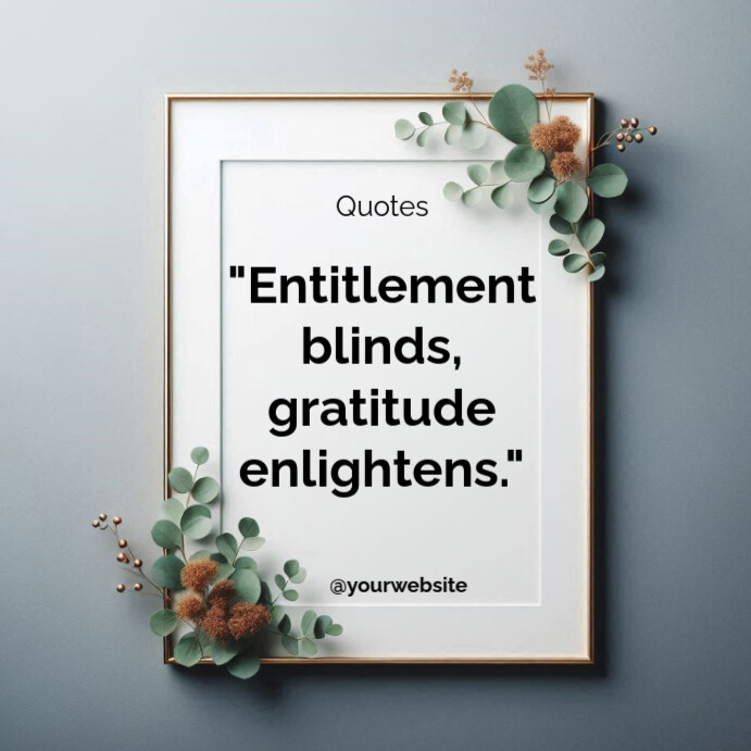 Typographic Motivational Quotes Square (1:1) Template | PosterMyWall