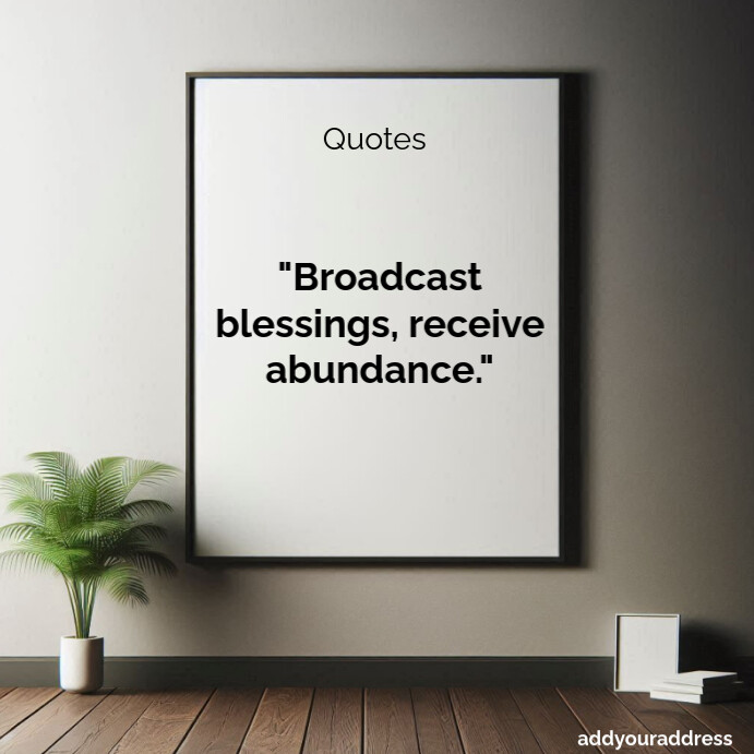 Typographic Motivational Quotes Square (1:1) Template | PosterMyWall