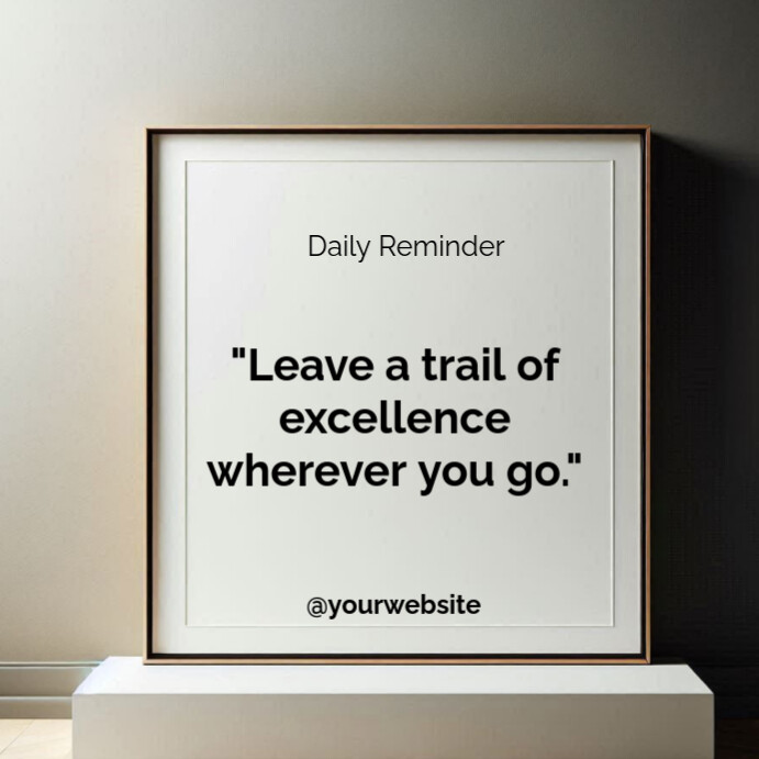Typographic Motivational Quotes Square (1:1) Template | PosterMyWall