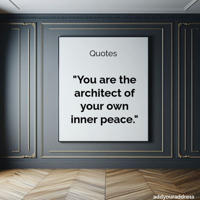 Typographic Motivational Quotes Square (1:1) Template | PosterMyWall