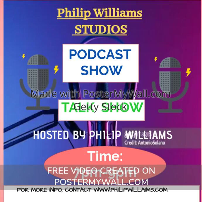 Modèle Typographic Podcast Talk Show Logo | PosterMyWall