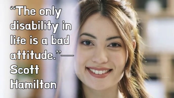 Szablon Typographic Positive Attitude Quote Youtube Thumbnail ...