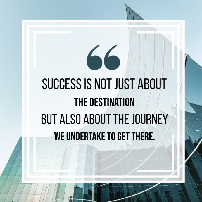 Typographic Professional Business Quote Design Instagram Post Template ...