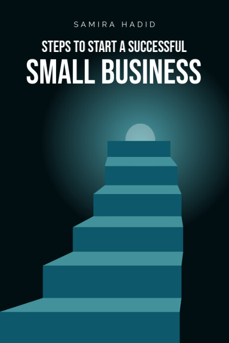 Copy of Typographic Small Business Book Cover Poster | PosterMyWall