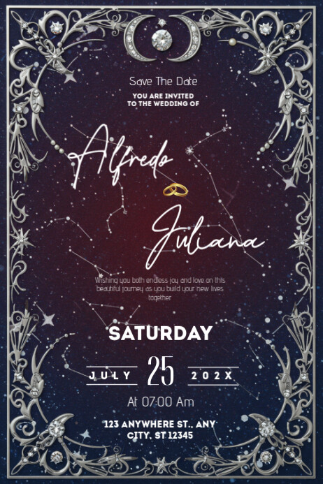 Typographic Wedding Card | Wedding Card Invitation | Wedding Poster ...