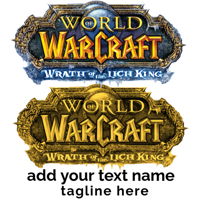 Typographic World Of Warcraft: The Burning Cr Template | PosterMyWall