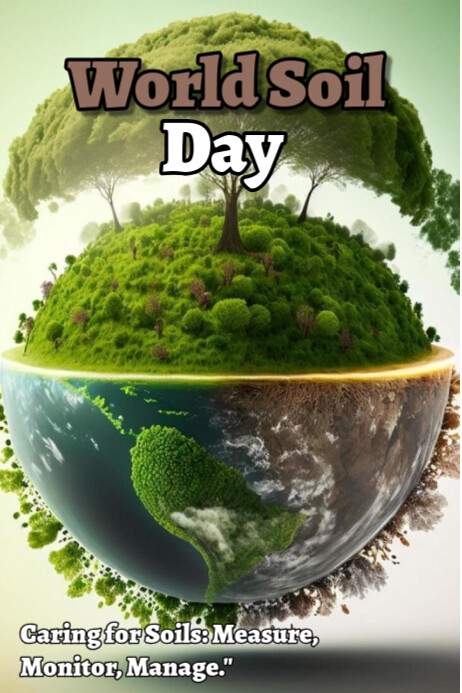Typographic World Soil Day Template Poster | PosterMyWall