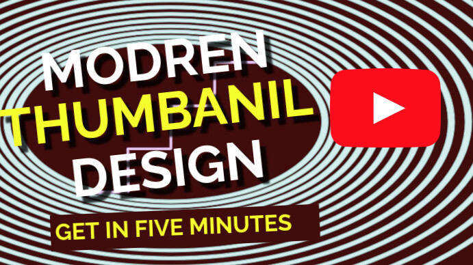 Copy of Typographic Youtube Youtube Thumbnail | PosterMyWall