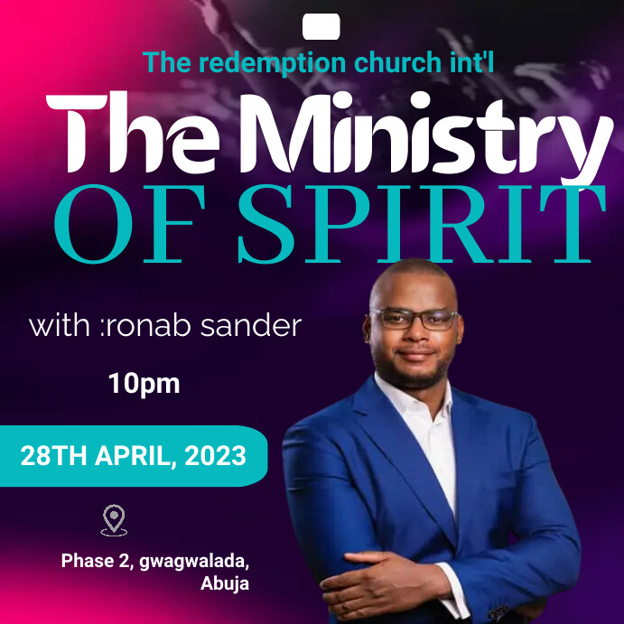 Typography Church Program Poster Flyers Reviv Template | PosterMyWall