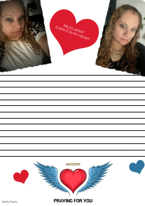 Typography Creative Long Distance Jail Letter Template | PosterMyWall