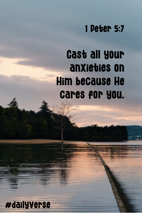 Typography Daily Verse Poster Template | PosterMyWall