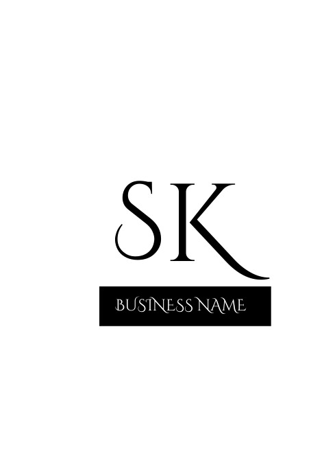 Typography Logo A4 Template | PosterMyWall