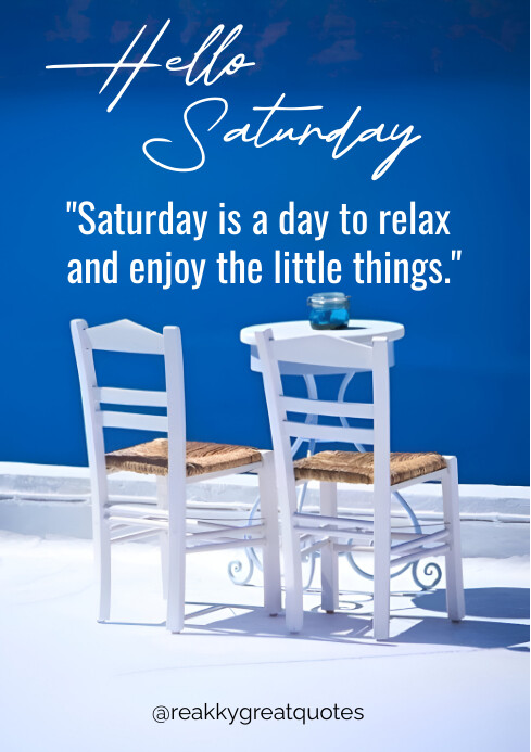 Typography Relaxation Day A4 Template | PosterMyWall