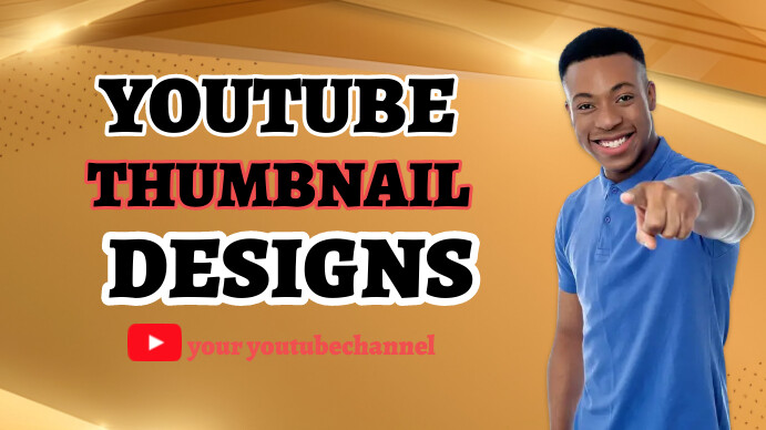 Typography Youtube Thumbnail Youtube Thumbnai Template | PosterMyWall