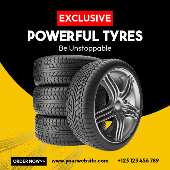 Tyres Sales Template | PosterMyWall