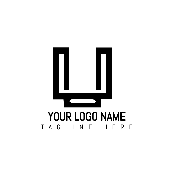 U logo design| Company logo Template | PosterMyWall