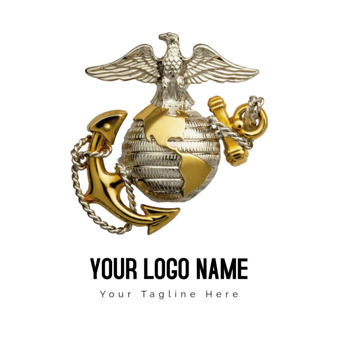 U.s. Marines Emblem Logo Template | PosterMyWall