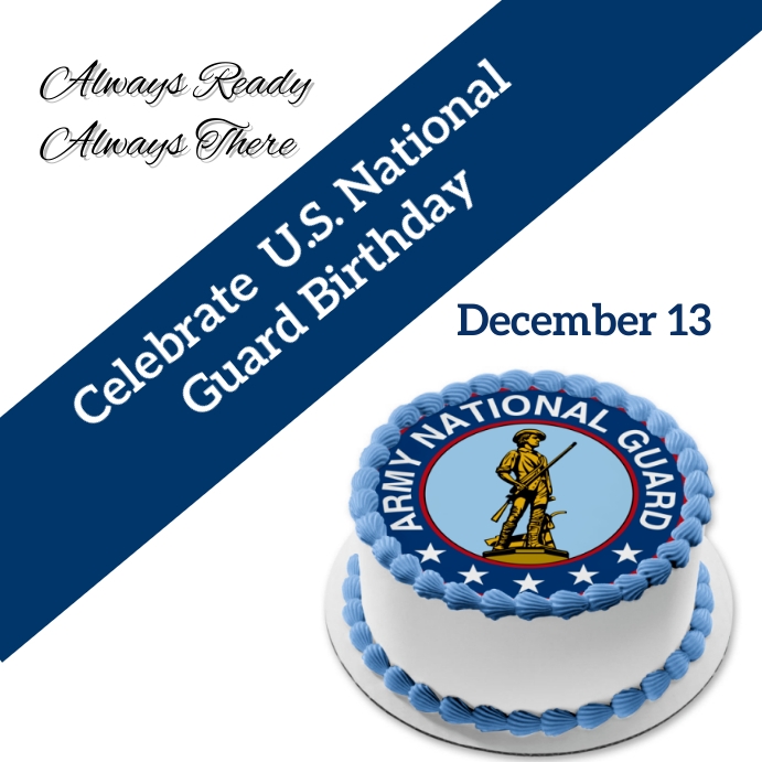 U.S. National Guard Birthday Template | PosterMyWall