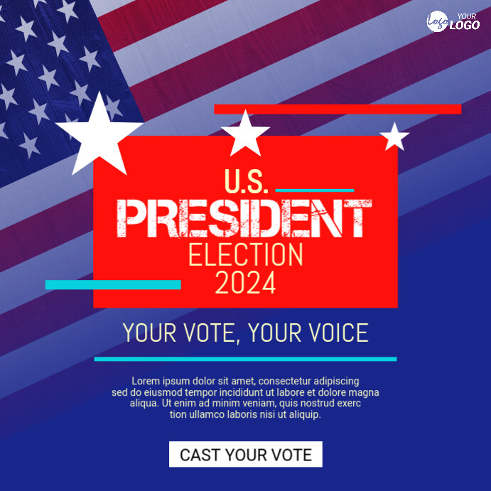 U.S. President Election Template | PosterMyWall