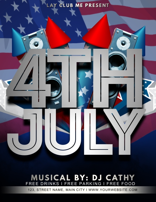Copy of U.S.A 4th of July Celebration | PosterMyWall