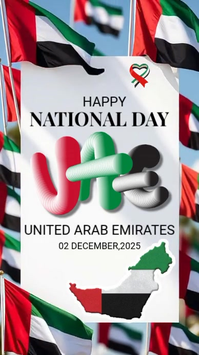 UAE National Day Instagram Reel. Template | PosterMyWall