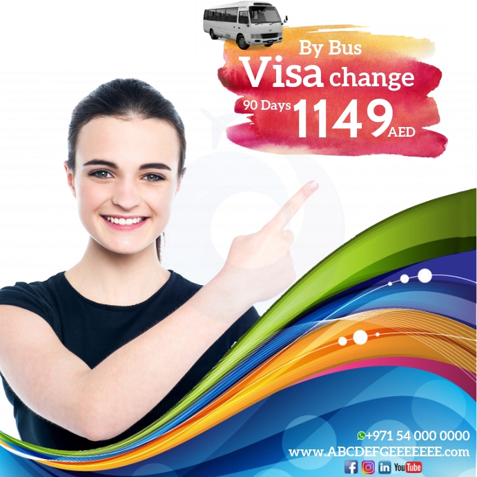 UAE visa change B2B Template | PosterMyWall
