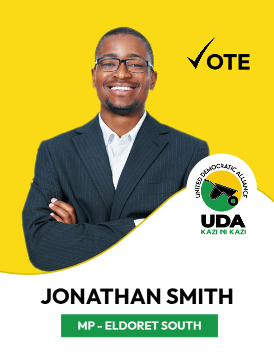UDA party campaign poster Template | PosterMyWall