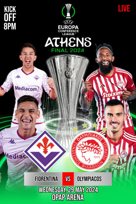 UECL FINAL 2024 TEMPLATE | PosterMyWall