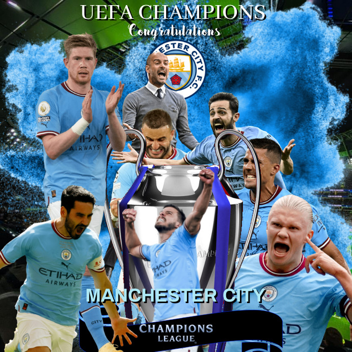 uefa champion winners Template | PosterMyWall