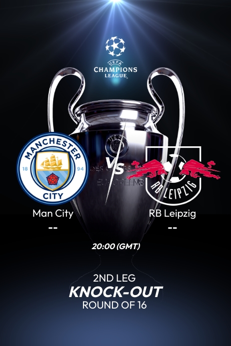 UEFA Champions League 2023 Fixture Poster Template | PosterMyWall