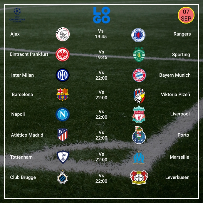 UEFA Champions League Template | PosterMyWall