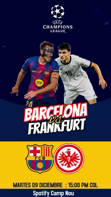 uefa champions league fase de liga 2025 Template | PosterMyWall