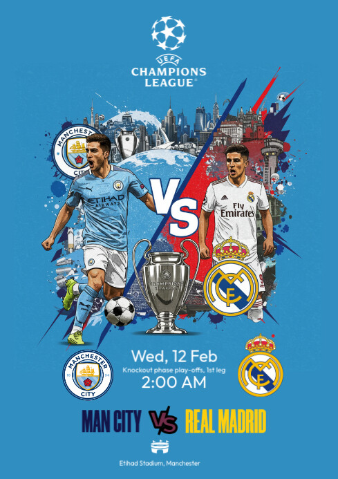 Copy of UEFA Champions League Flyer | PosterMyWall