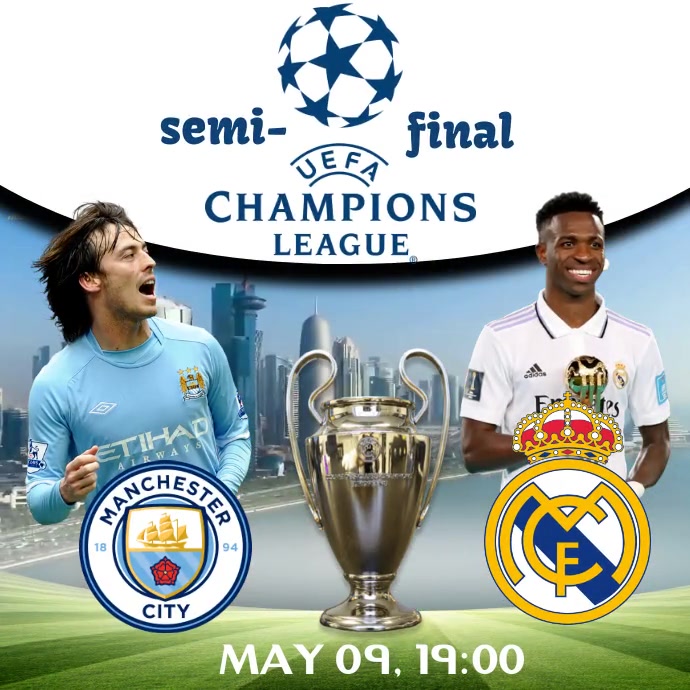 Plantilla de UEFA Champions league Instagram post | PosterMyWall