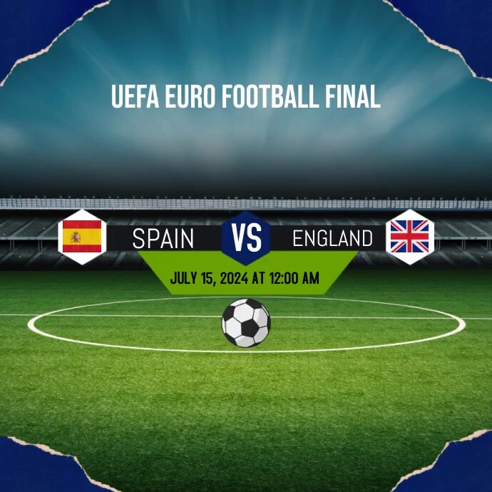 Copy of UEFA Euro football final match | PosterMyWall