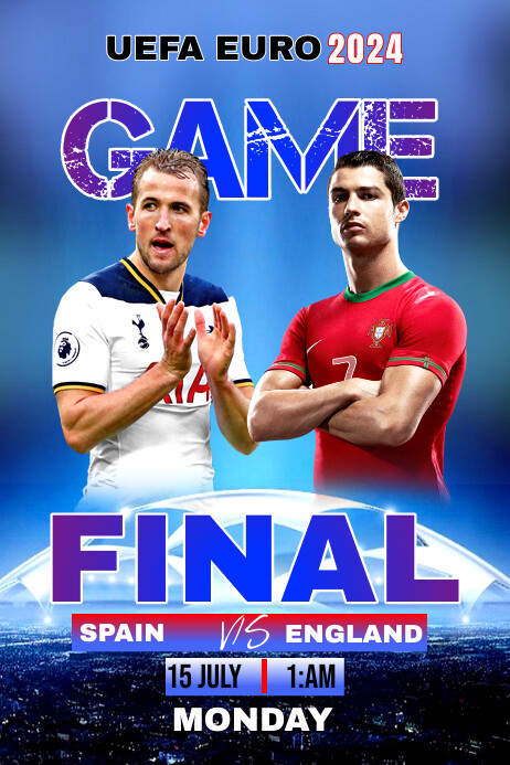 Uefa Euro Game Poster Template | PosterMyWall