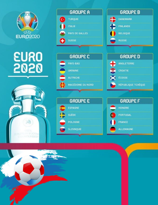 Plantilla de Uefa Euro Group | PosterMyWall