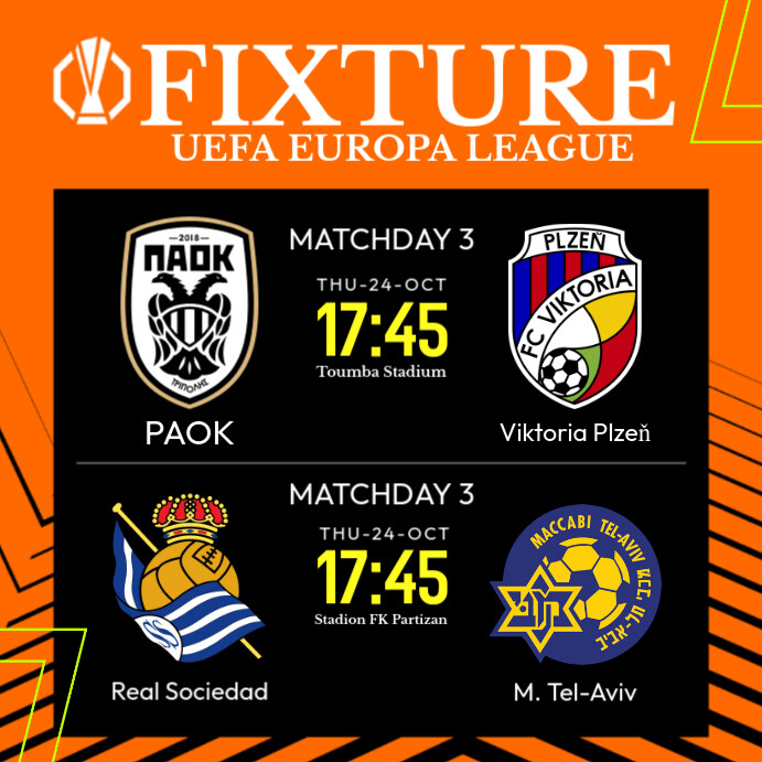 UEFA Europa league Template | PosterMyWall