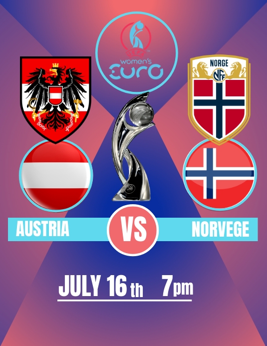 uefa women euro 2022 template | PosterMyWall