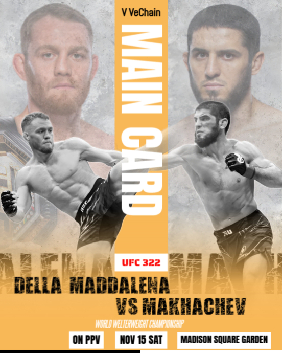 UFC 322 Main Card Della Maddalena Vs Islam Makhachev Title Bout ...