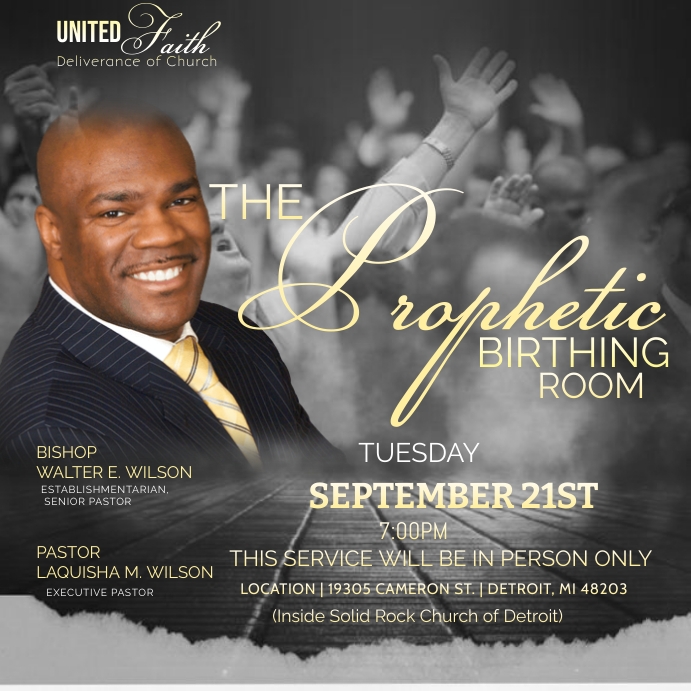 UFDC FLYER REVIVAL , prophetic and prayer ser Template | PosterMyWall