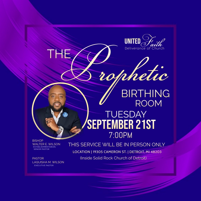 UFDC FLYER REVIVAL , prophetic and prayer ser Template | PosterMyWall