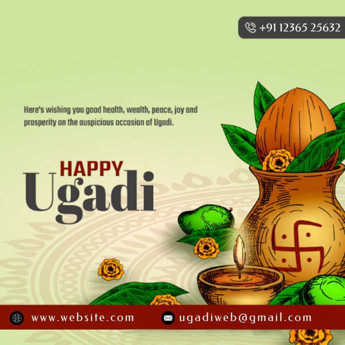 Ugadi Template | PosterMyWall